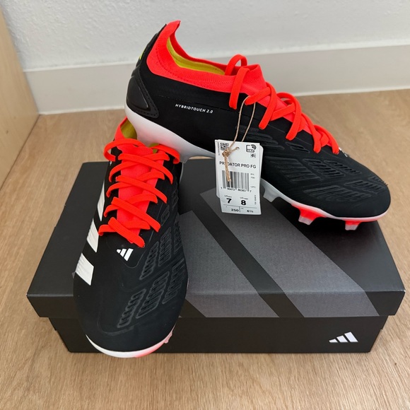 adidas | Shoes | Adidas Predator 24 Pro Fg Solar Size 7 | Poshmark